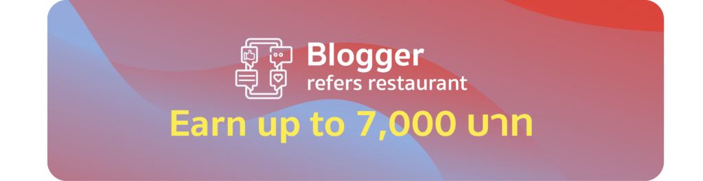 Refer restaurants to join Hungry Hub, receive up to 7,000 Baht